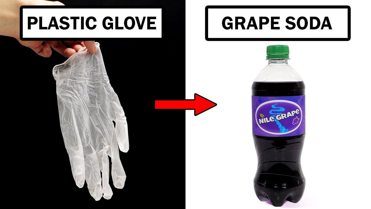 Turning plastic gloves into grape soda | Nebula