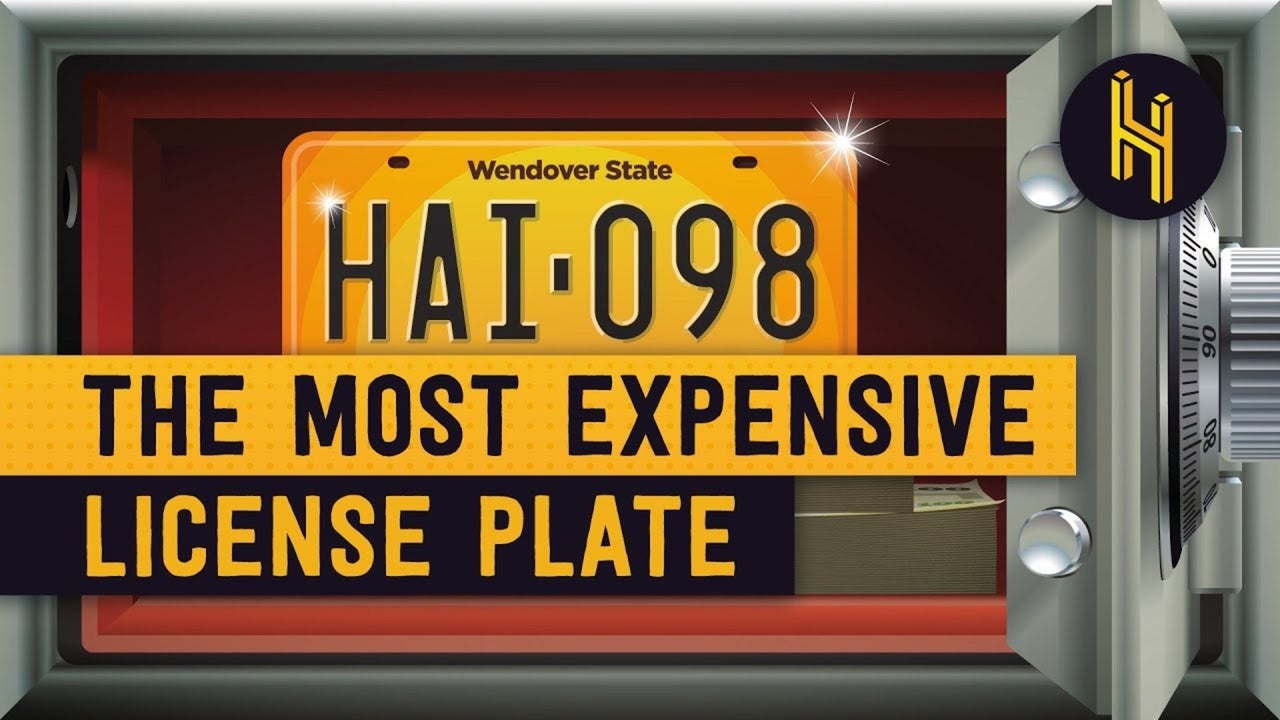 The $14.3 Million World's Most Expensive License Plate | Nebula